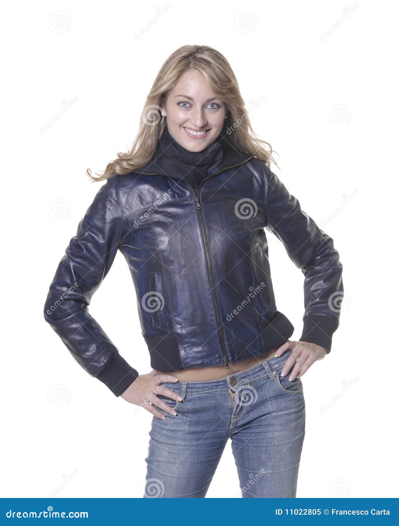 Smiling Girl With Jacket Stock Image | CartoonDealer.com #11022805