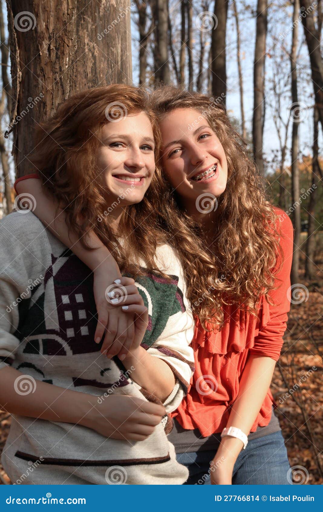 Smiling girls stock photo. Image of cheerful, friends - 27766814