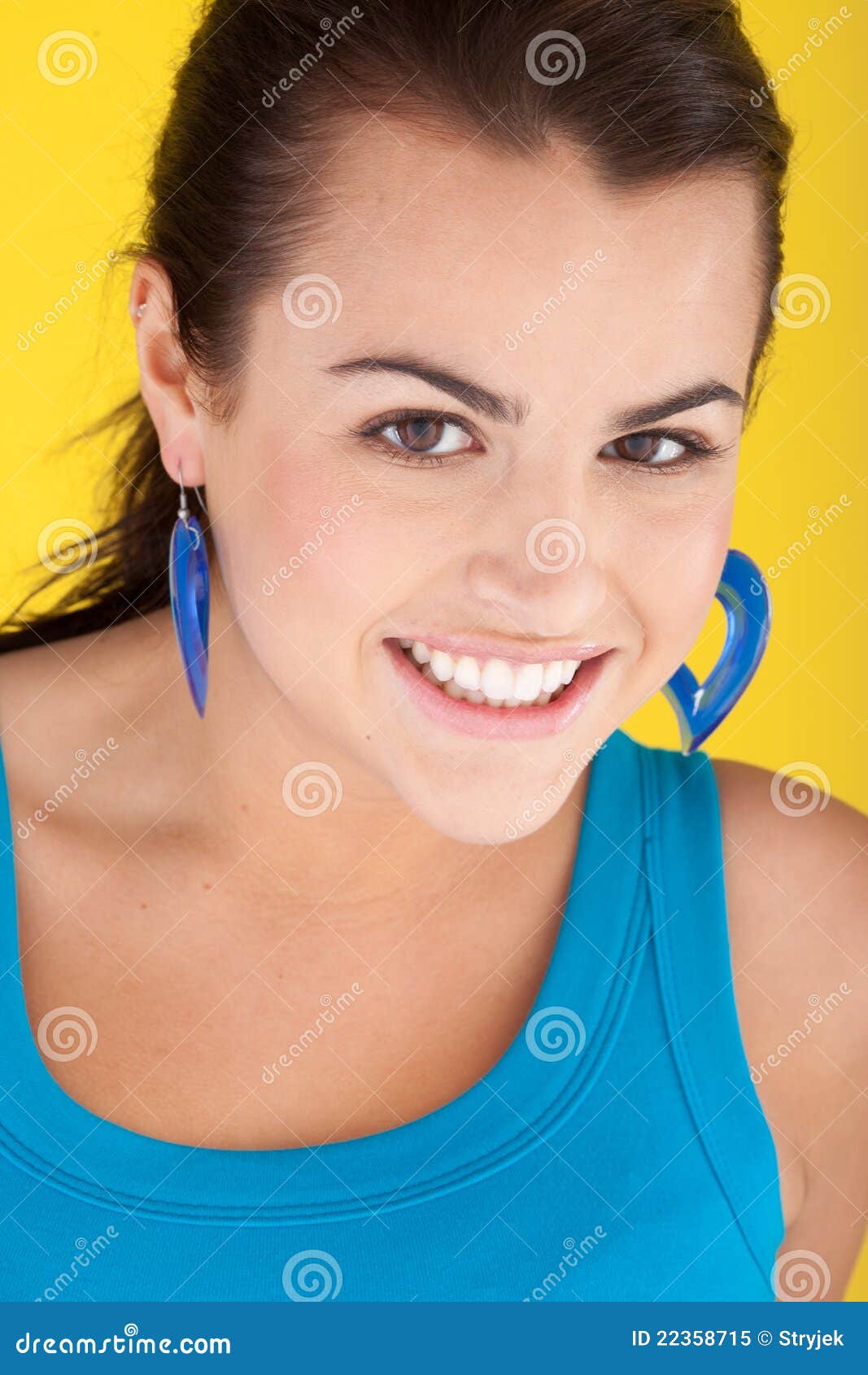 Smiling Glamorous Woman stock image. Image of person - 22358715