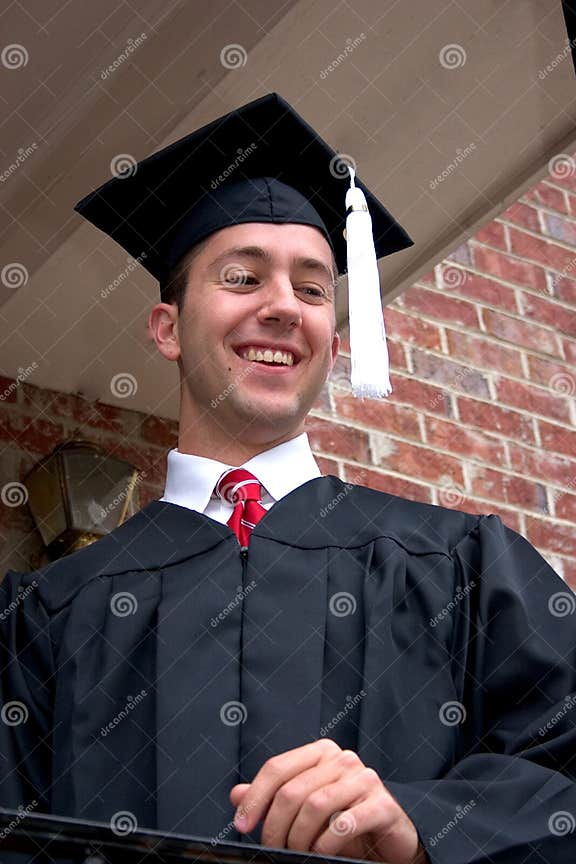 Smiling Graduate stock image. Image of excitement, knowledge - 482511