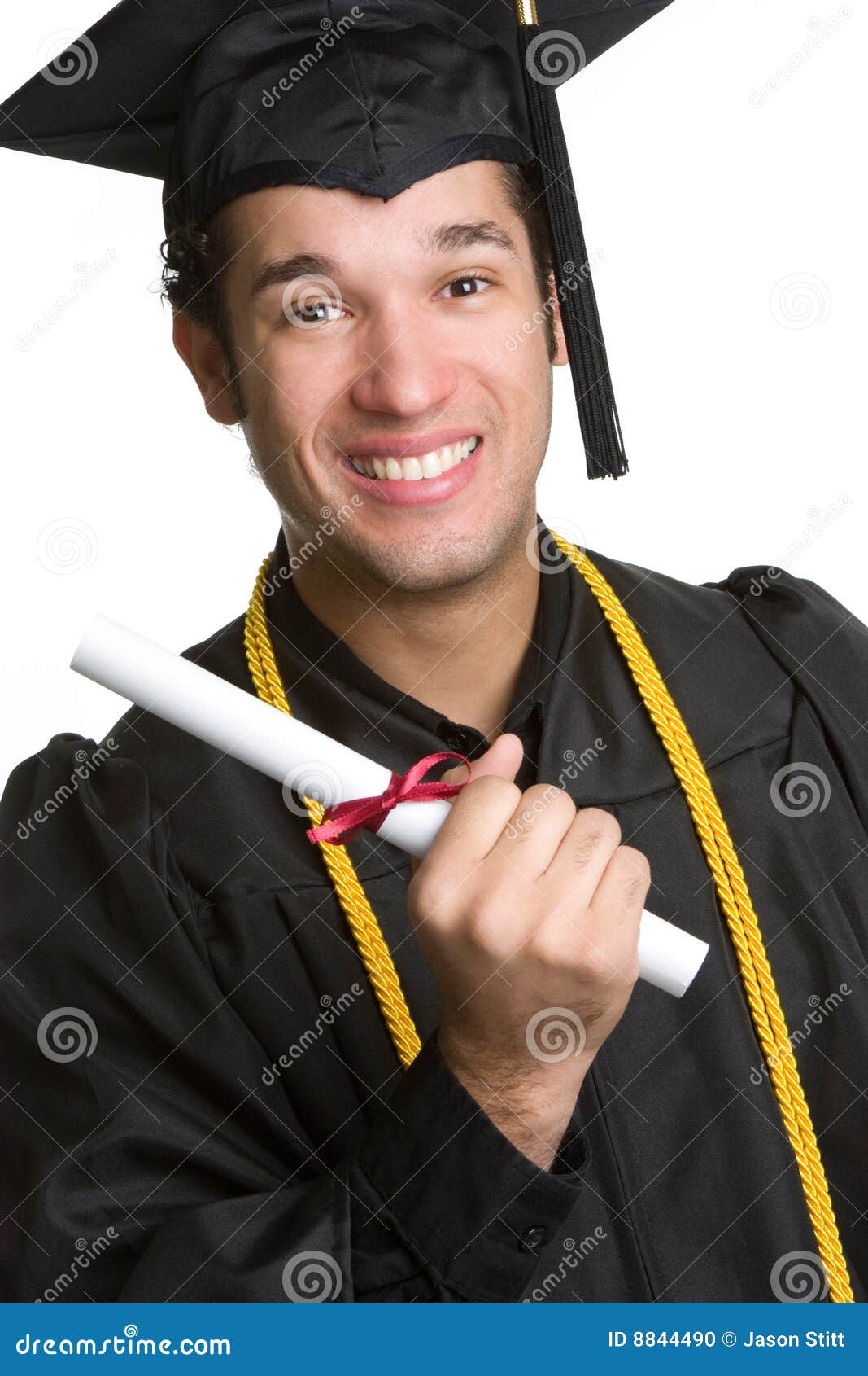 Smiling Graduate stock photo. Image of teenagers, diploma - 8844490