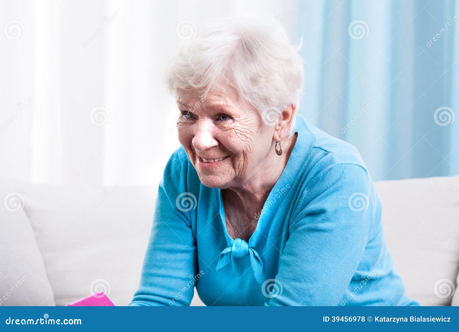 Smiling grandma stock photo. Image of friendly, family - 39456978
