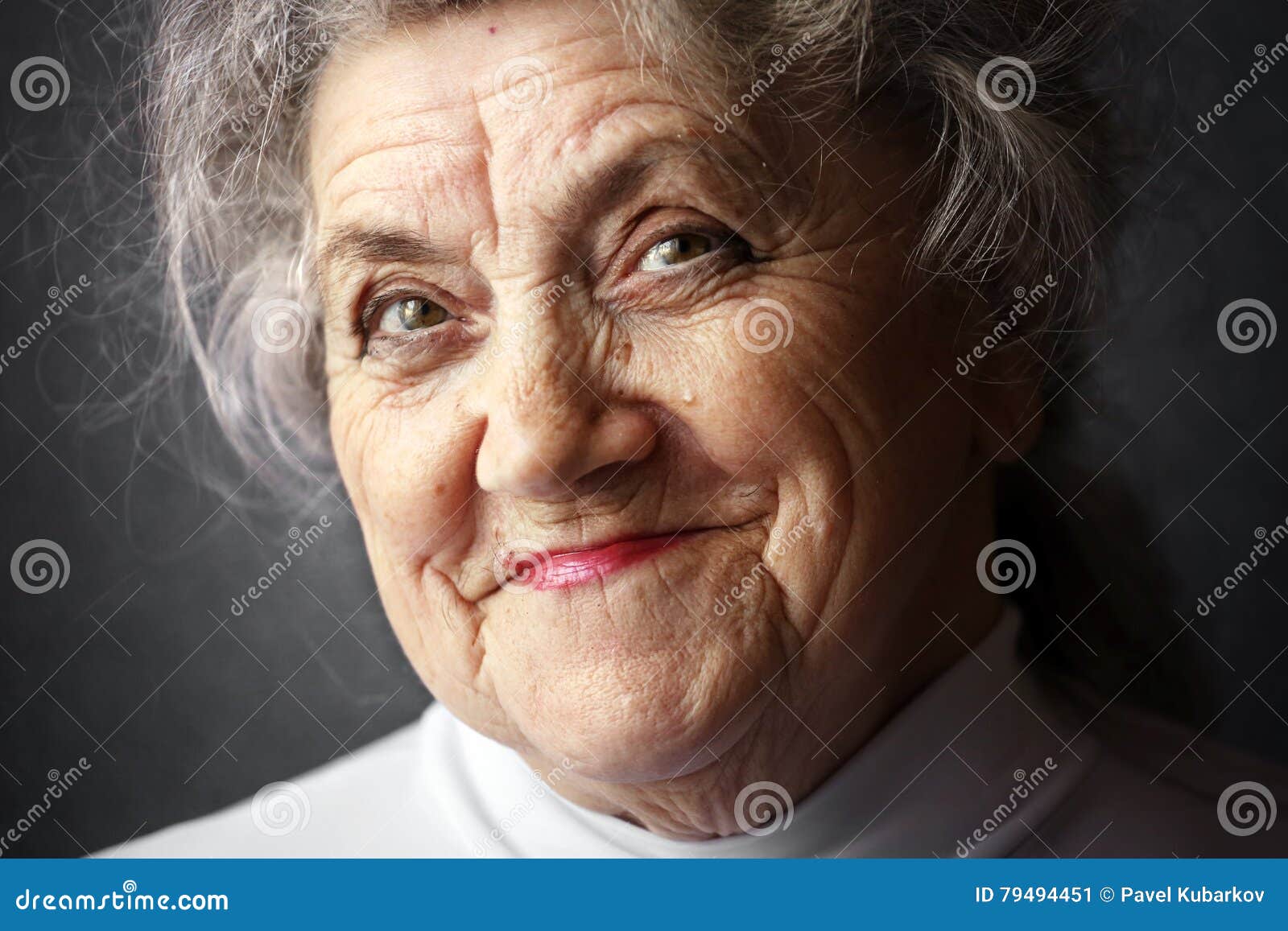 Smiling granny face stock image. Image of person, face - 79494451