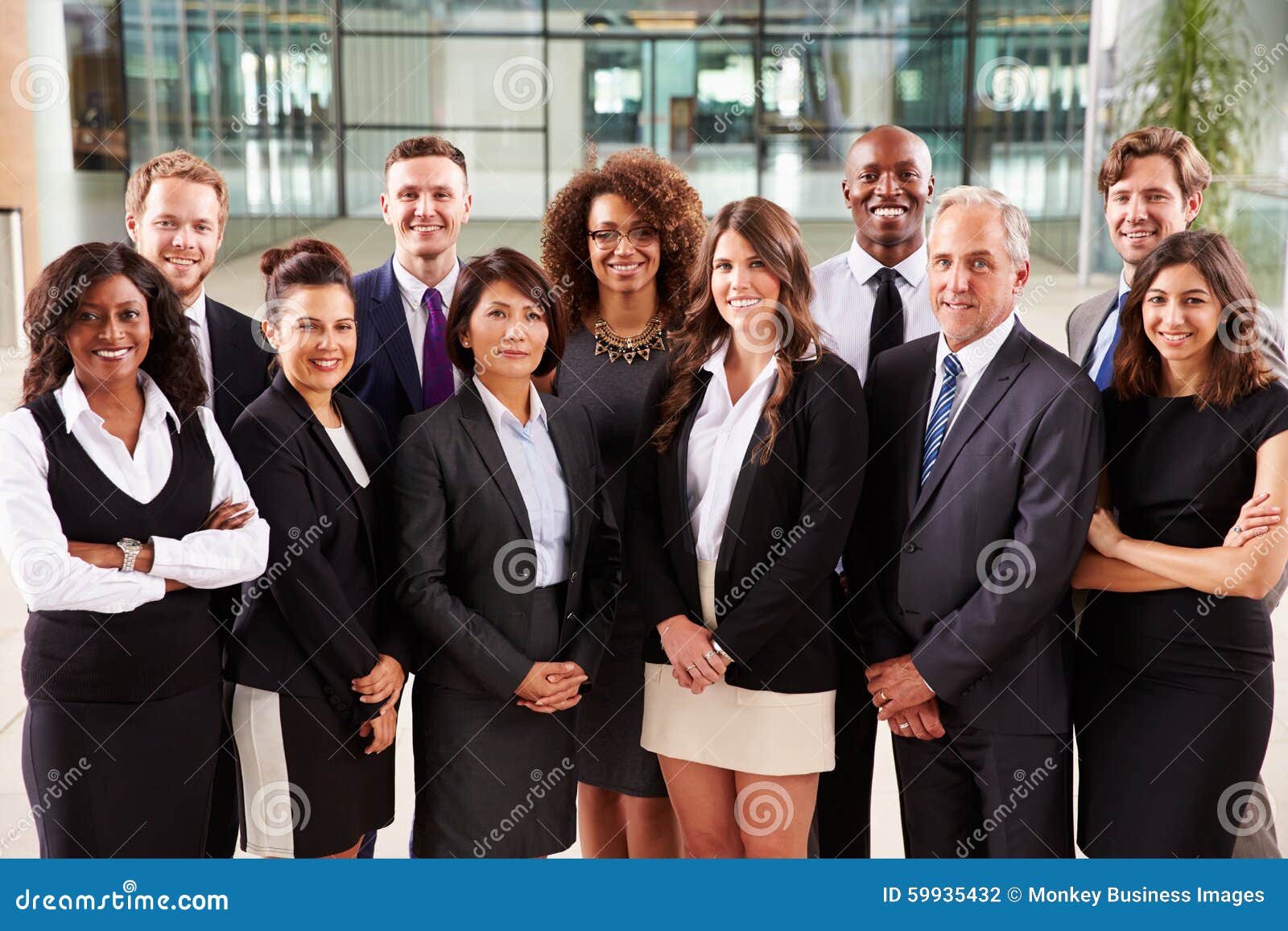 Smiling Group Portrait of Corporate Business Colleagues Stock Photo ... Smiling Group Portrait of Corporate Business Colleagues Stock Photo ...