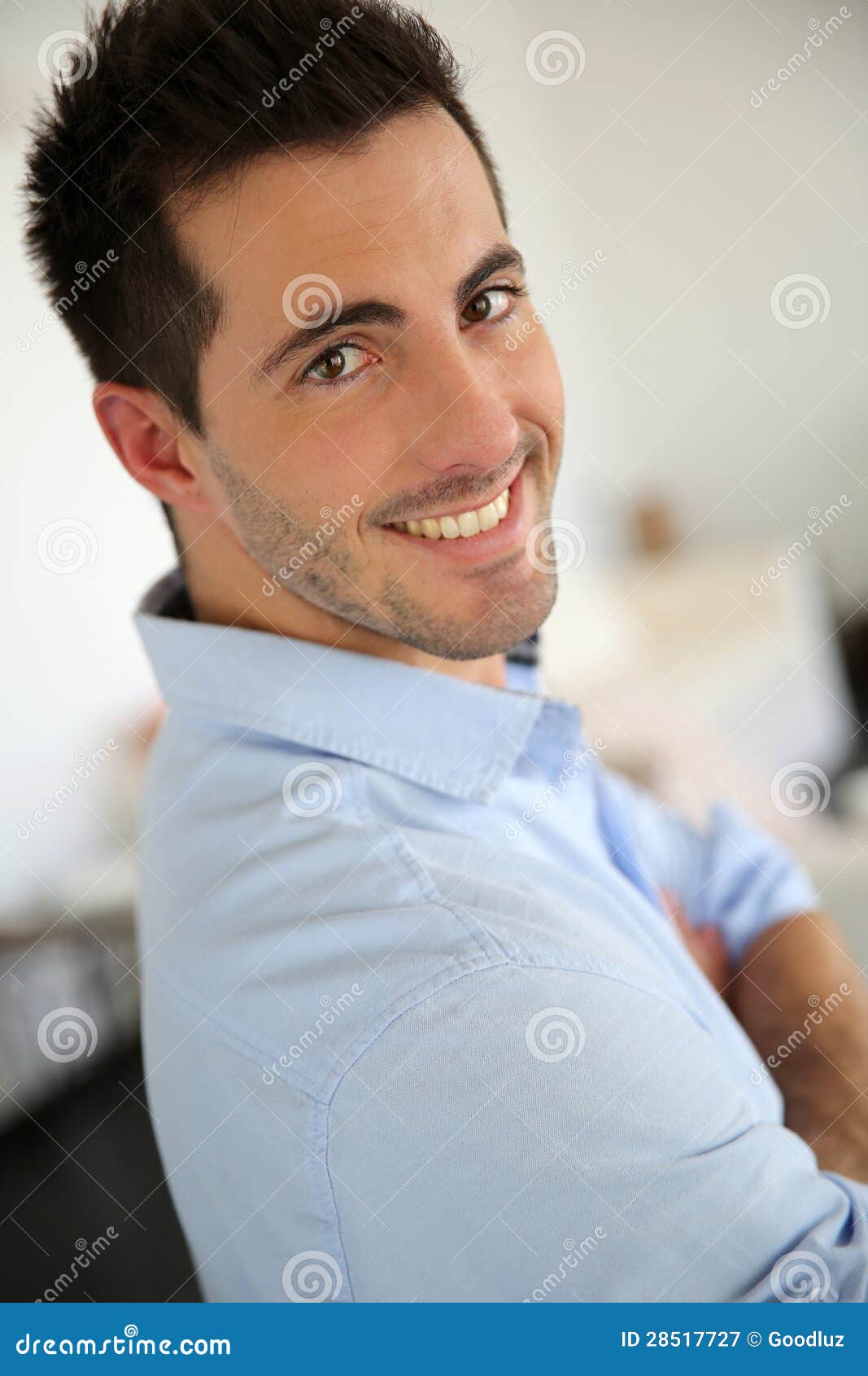 Smiling guy stock image. Image of casual, goodlooking - 28517727