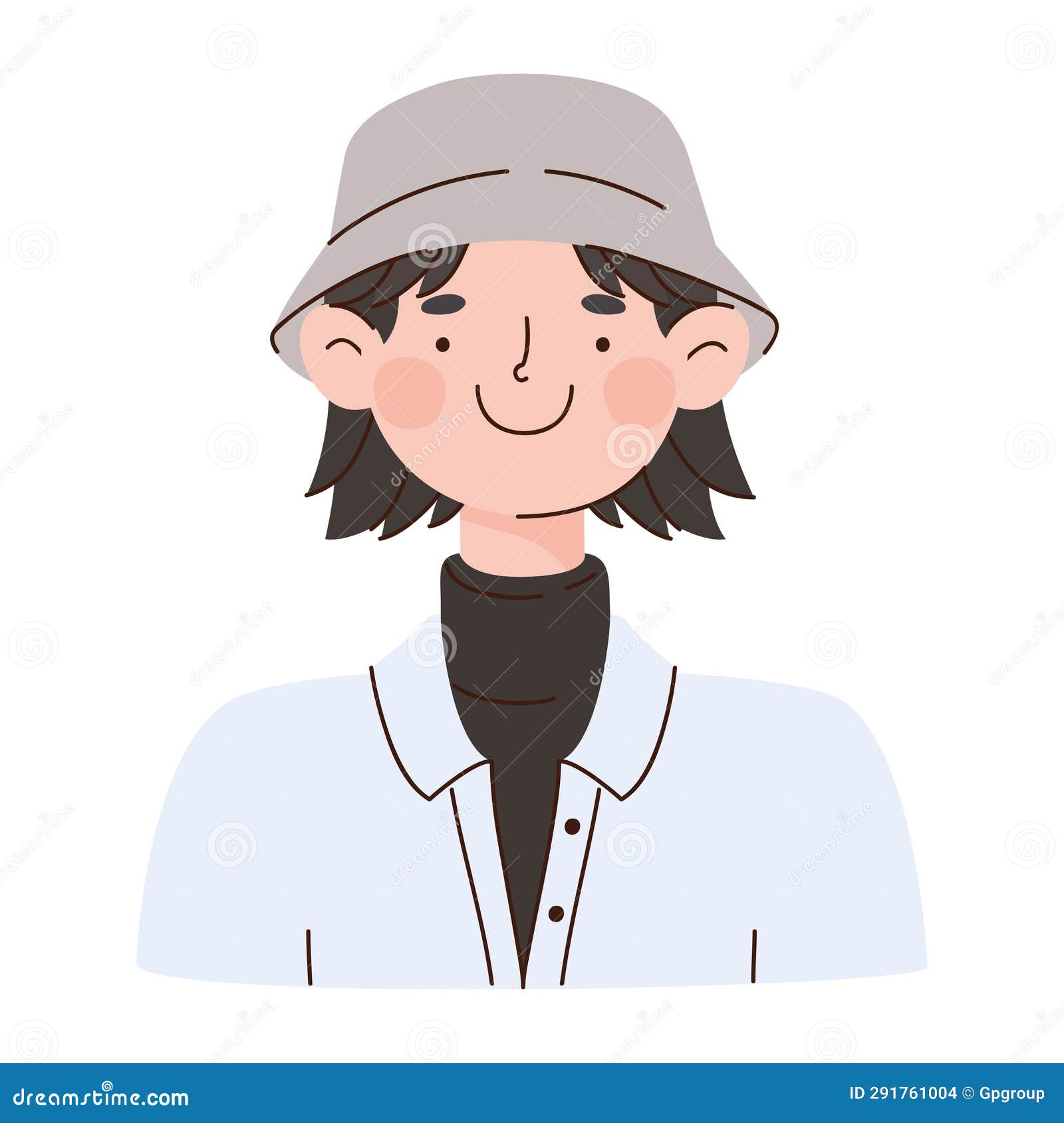 Smiling guy illustration stock illustration. Illustration of character ...