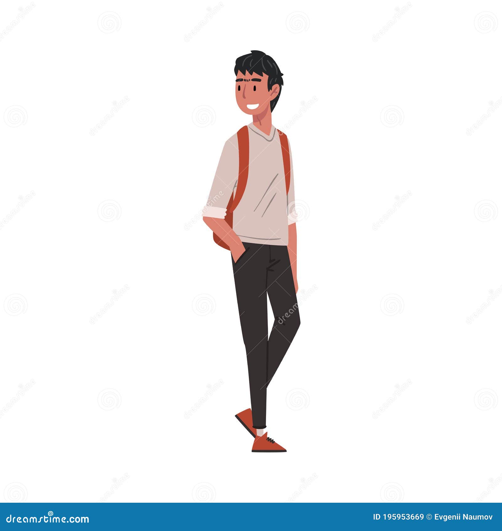College Representative Isolated Cartoon Vector Illustrations ...