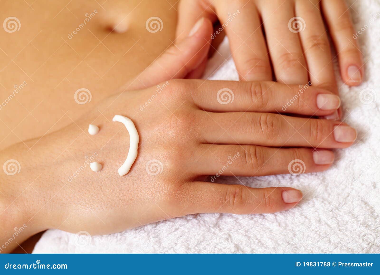 Smiling hand stock photo. Image of focus, beautiful, nailpolish - 19831788