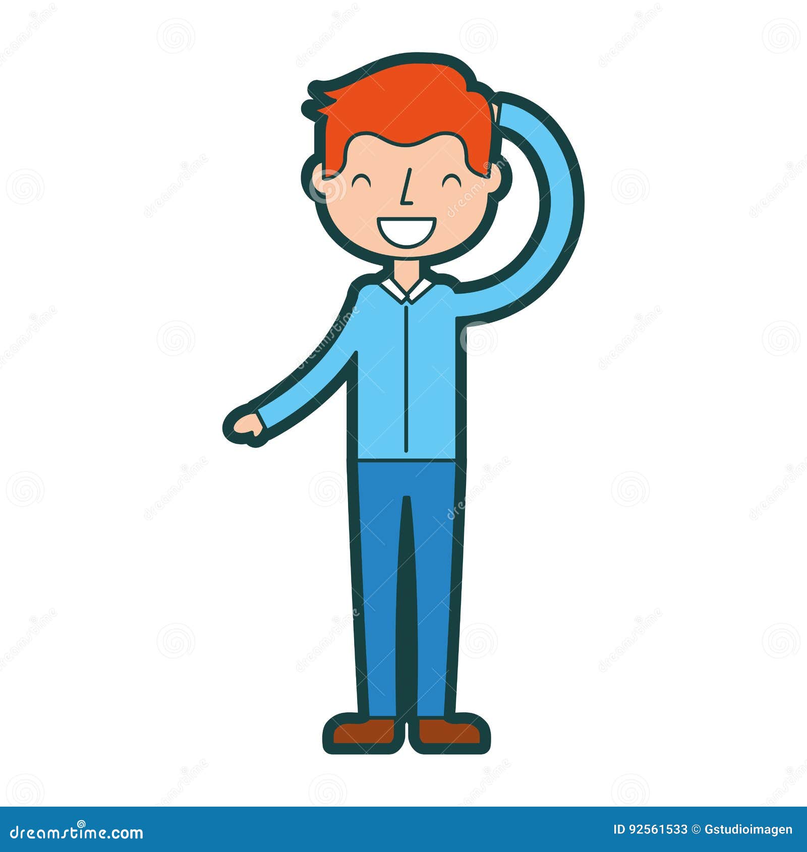 Smiling handsome icon boy stock vector. Illustration of happy - 92561533
