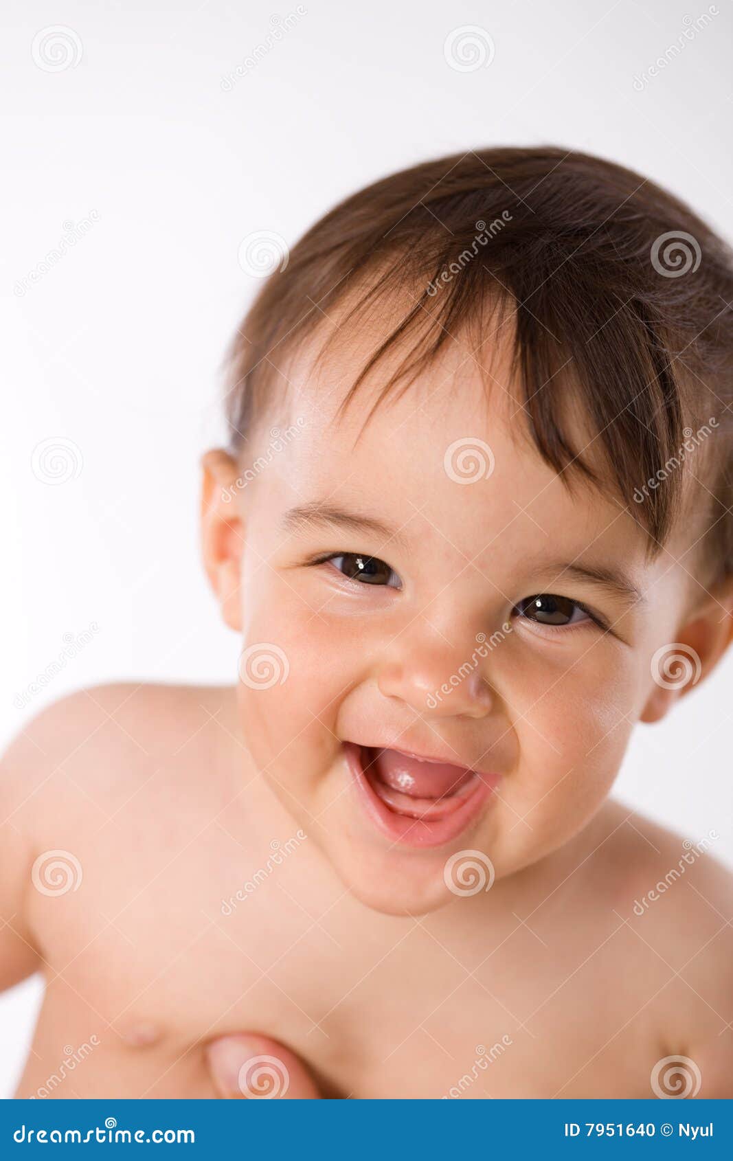 Smiling happy baby stock photo. Image of children, european - 7951640