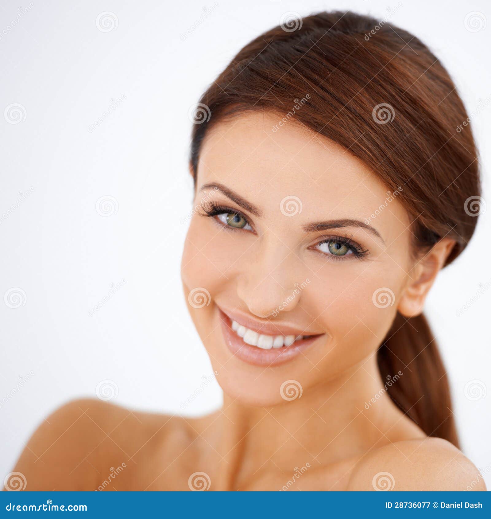 Smiling Happy Beautiful Woman Stock Image - Image of smiling, portrait ...