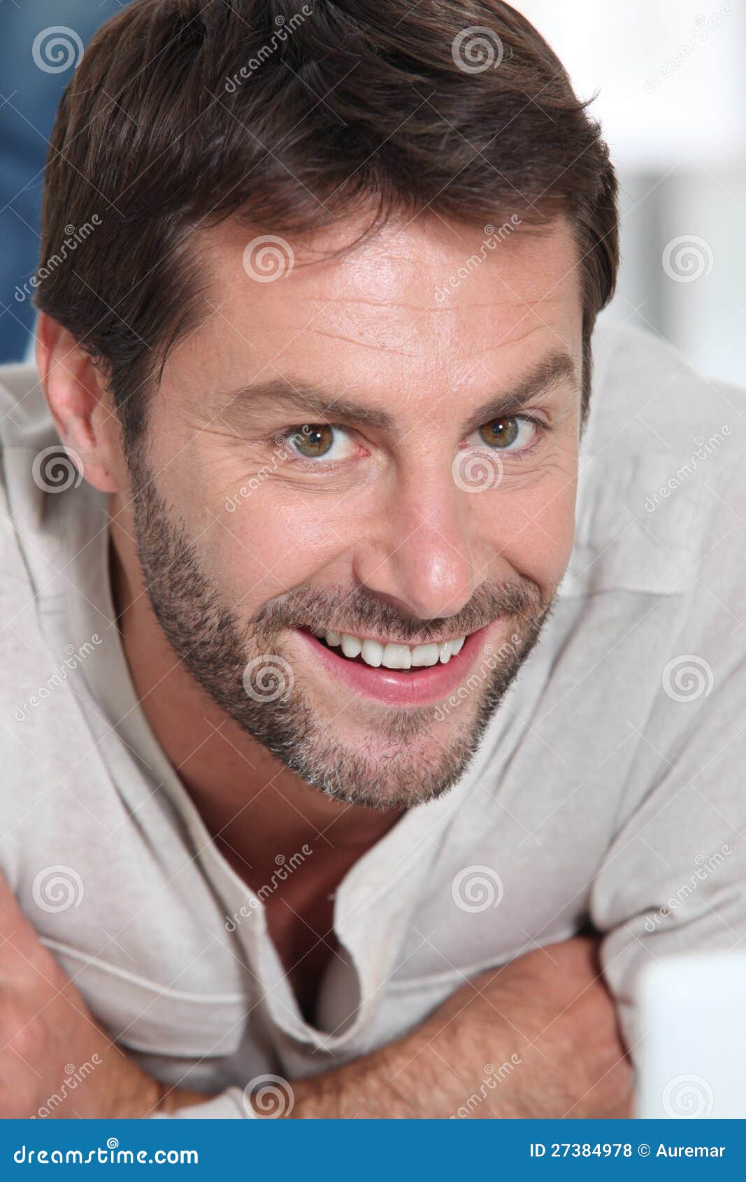 Smiling happy chap stock photo. Image of cheery, happy - 27384978