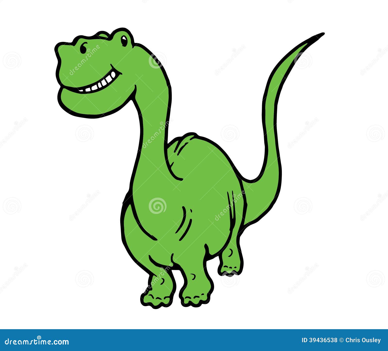 Smiling and Happy Dinosaur stock vector. Illustration of strong - 39436538