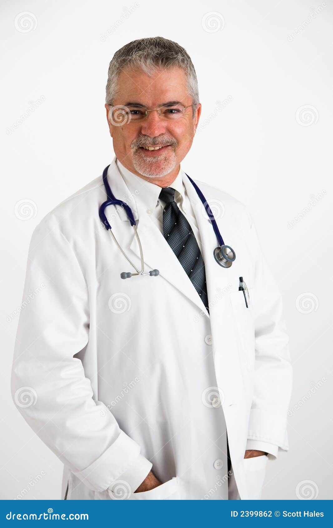 Smiling happy Doctor stock photo. Image of hair, wellness - 2399862