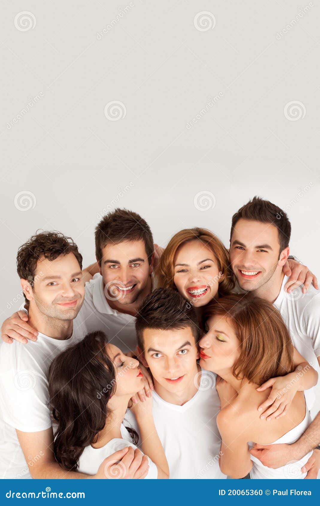 Smiling happy friends stock photo. Image of friends, playful - 20065360