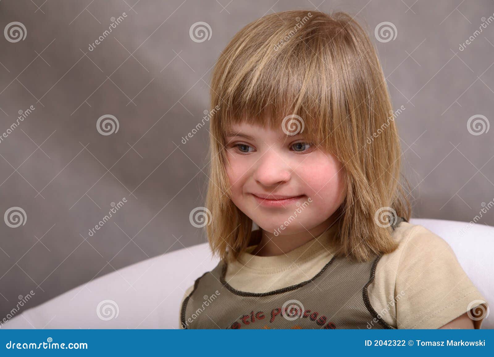Smiling, Happy Handicapped Girl Stock Photo - Image of female, casually ...