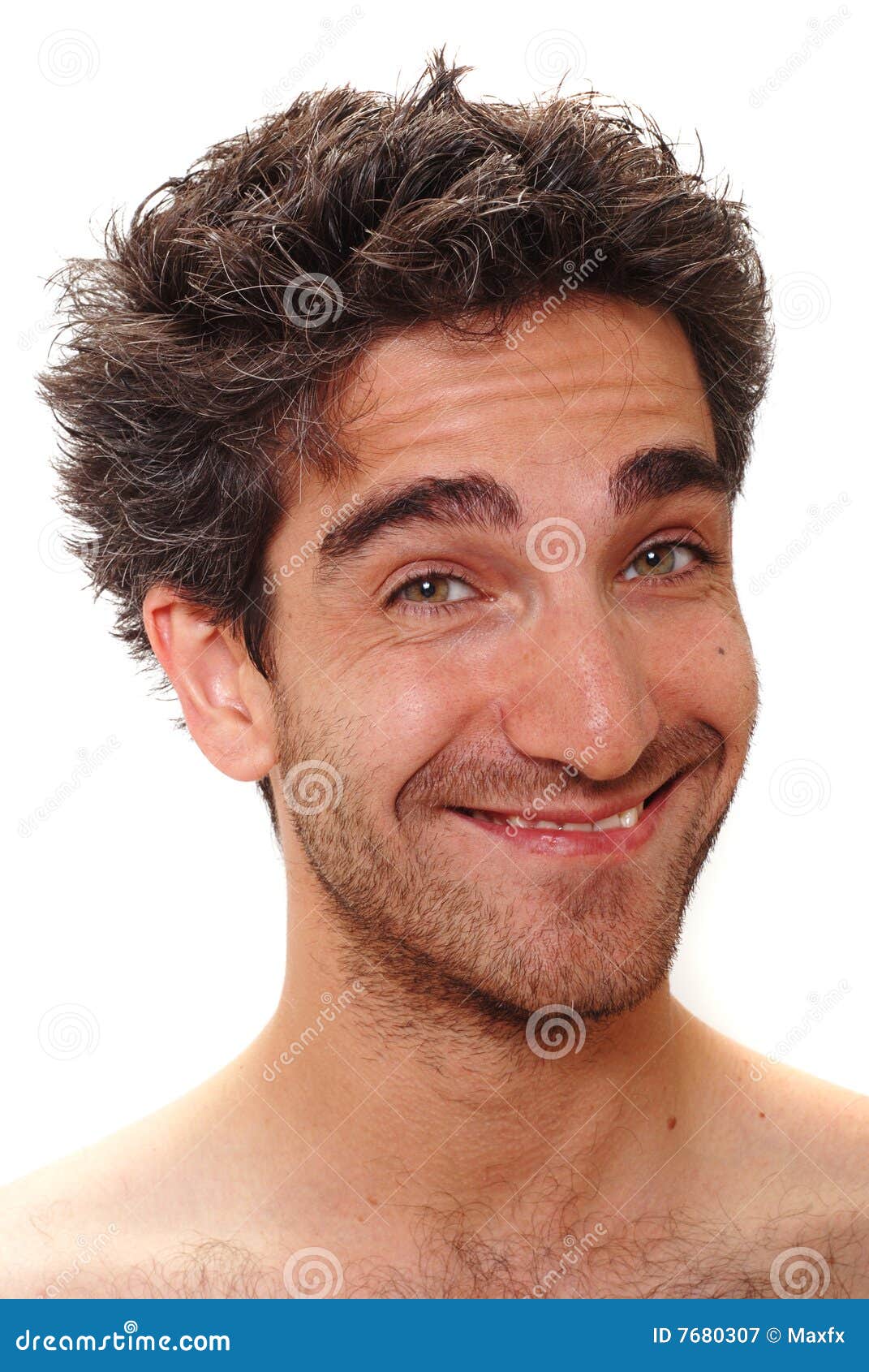 Smiling happy man stock image. Image of feelings, face - 7680307