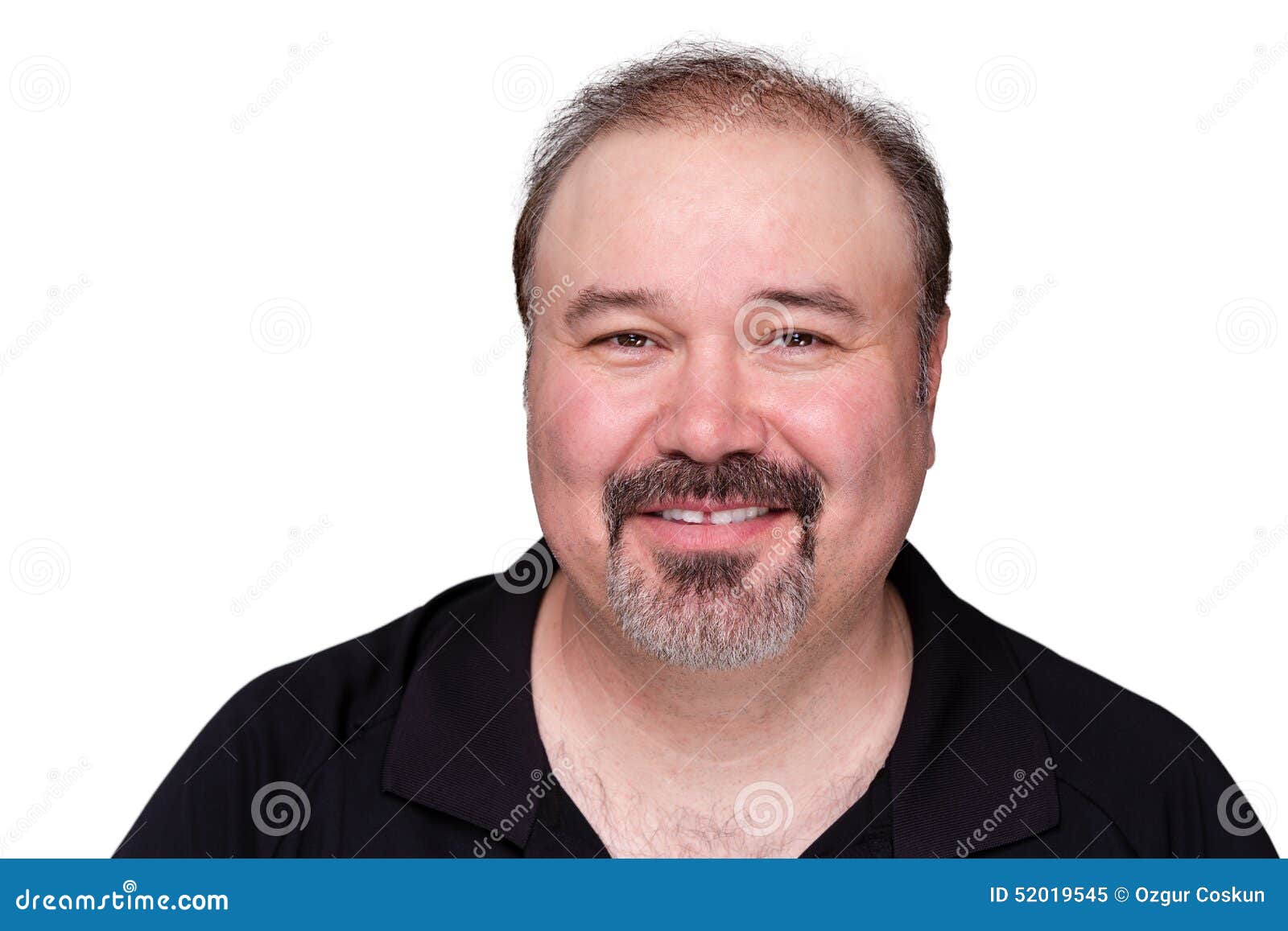 Smiling Happy Middle-aged Man Stock Image - Image of happy, contentment ...