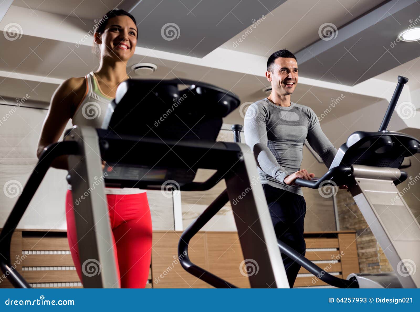 Smiling Happy Sport People Exercise Stock Image - Image of body, loss ...