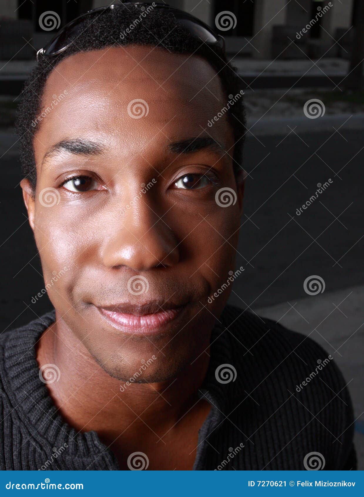 Smiling headshot stock image. Image of closeup, close - 7270621