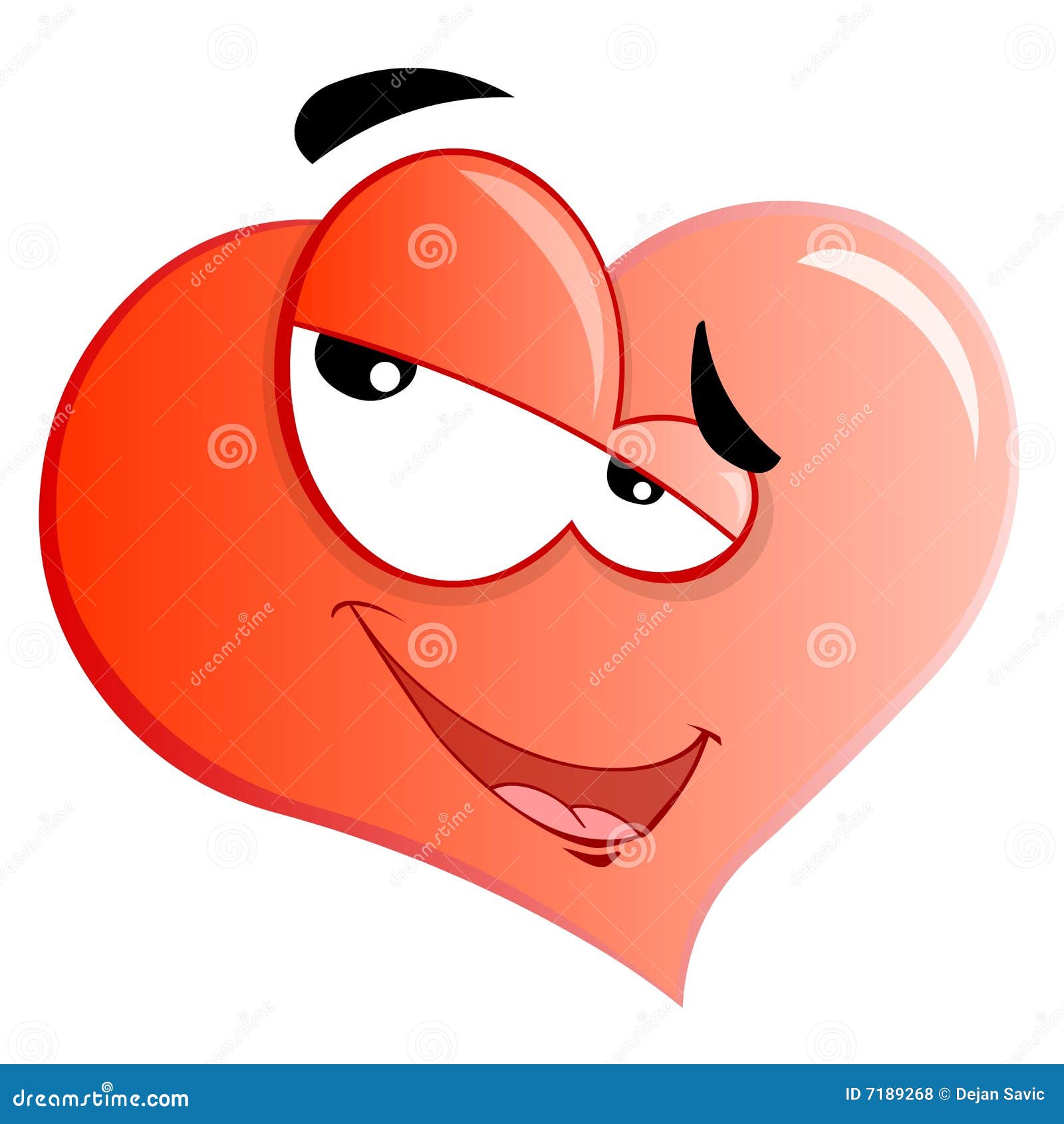 Heart Shaped Face Clipart