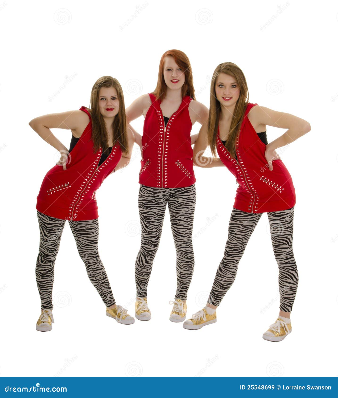 Smiling Hip Hop Dancers in Red Stock Image - Image of attitude, dance ...