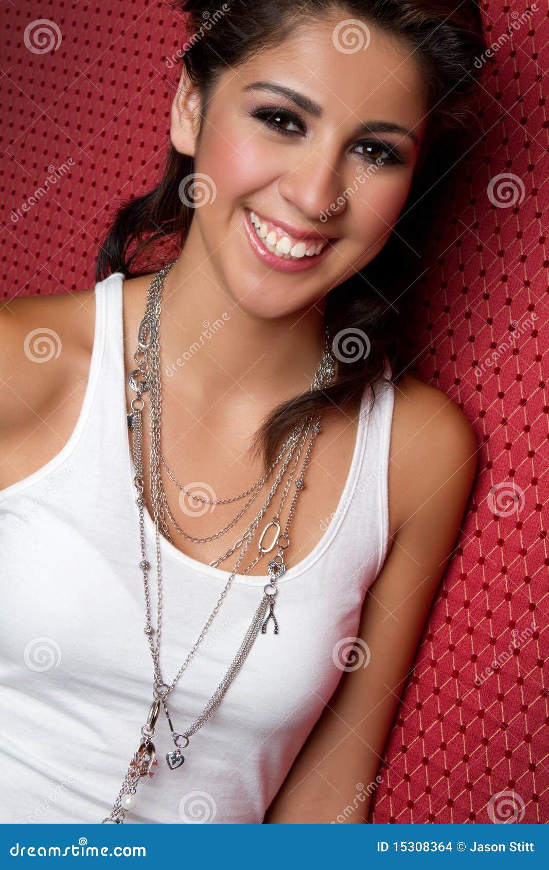 Smiling Hispanic Girl stock photo. Image of smiling, people - 15308364