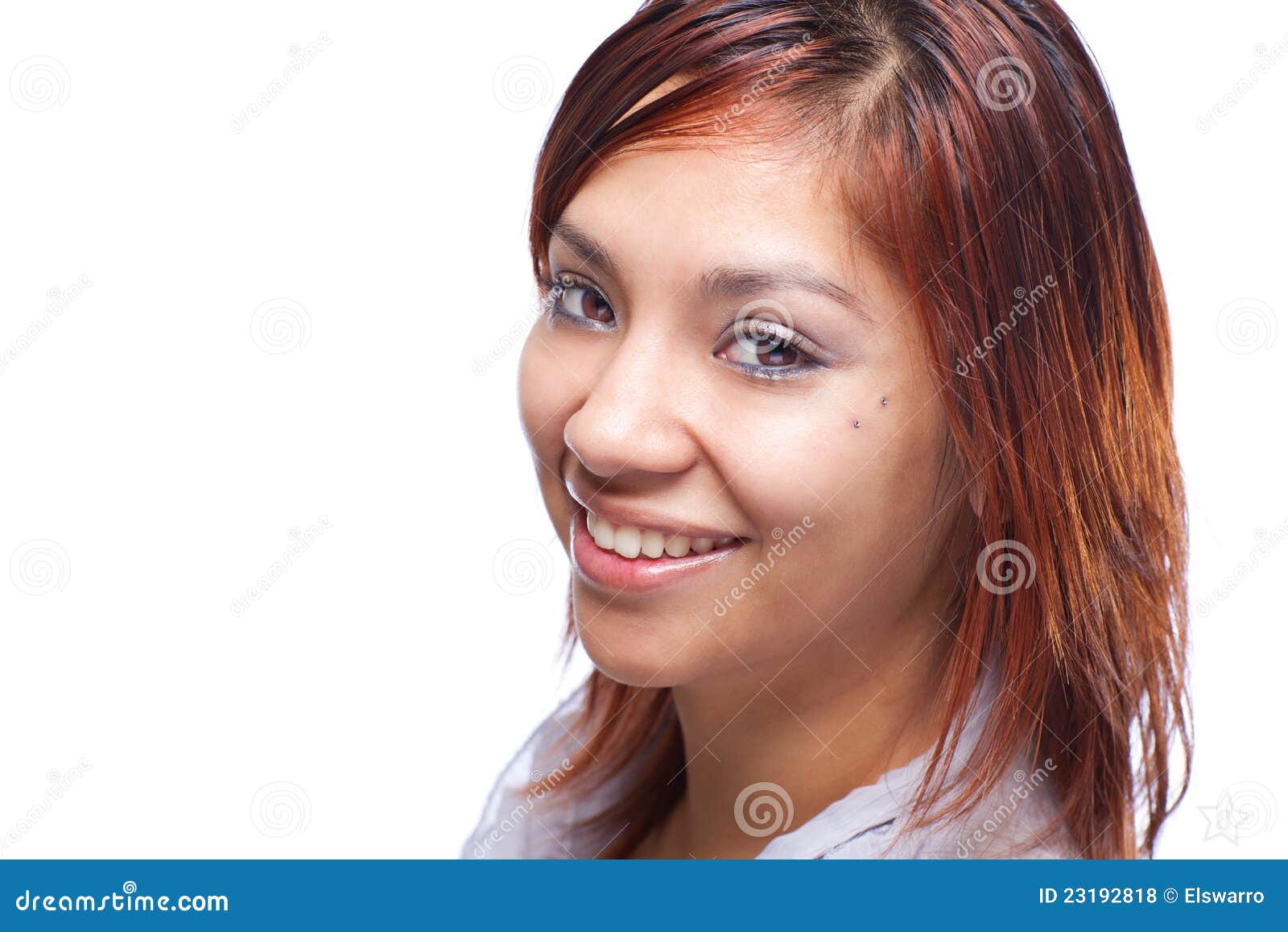 Smiling Hispanic Woman stock photo. Image of female, mexican - 23192818