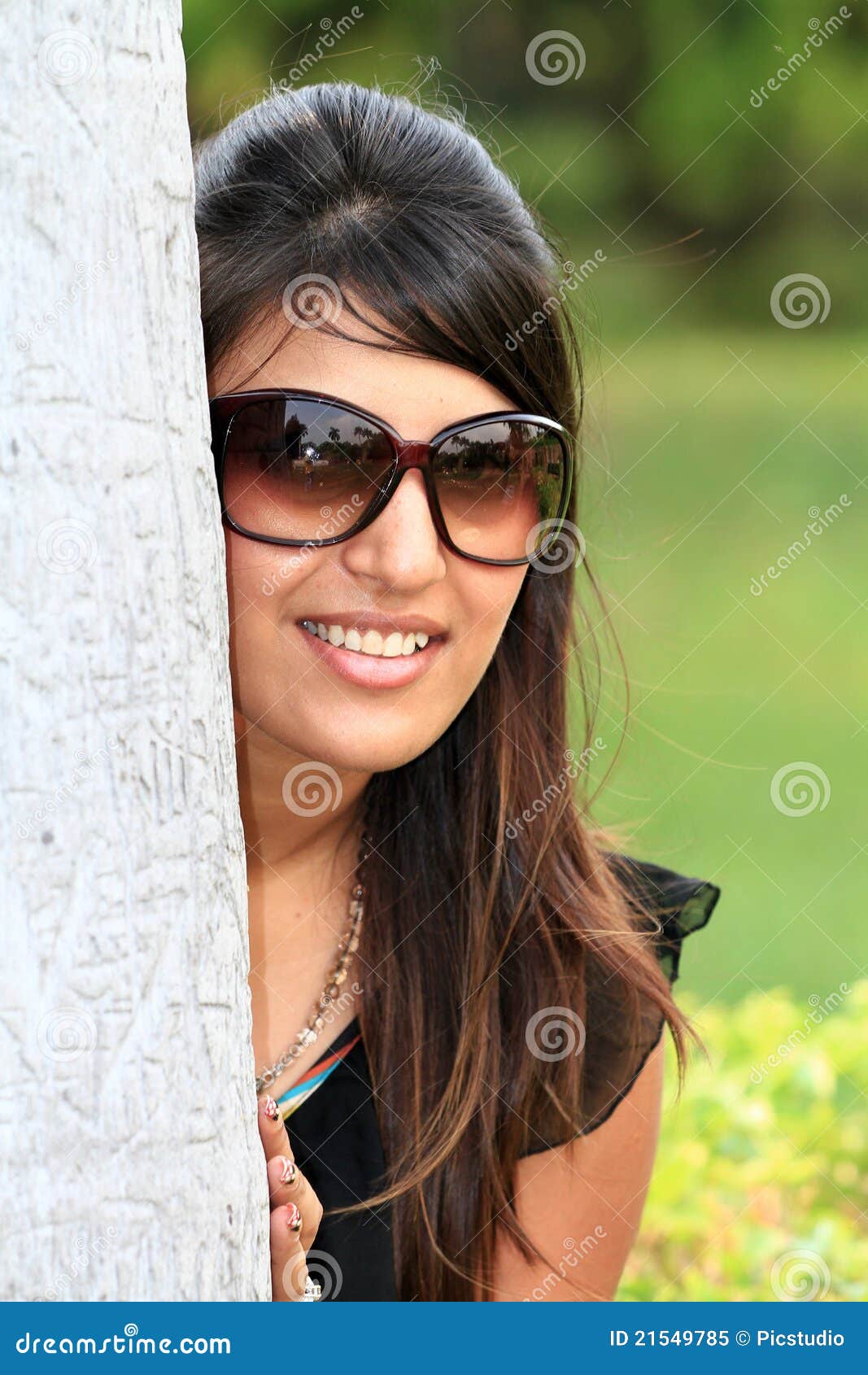 Smiling indian girl stock image. Image of branded, jewellery - 21549785