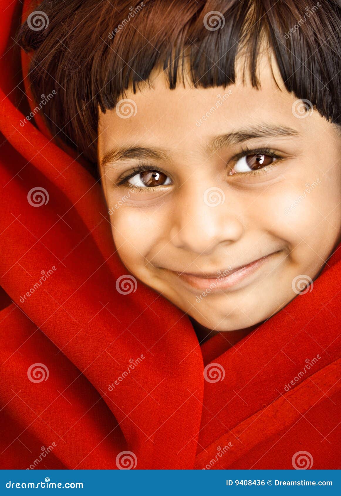 Smiling Indian Girl stock photo. Image of face, indian - 9408436