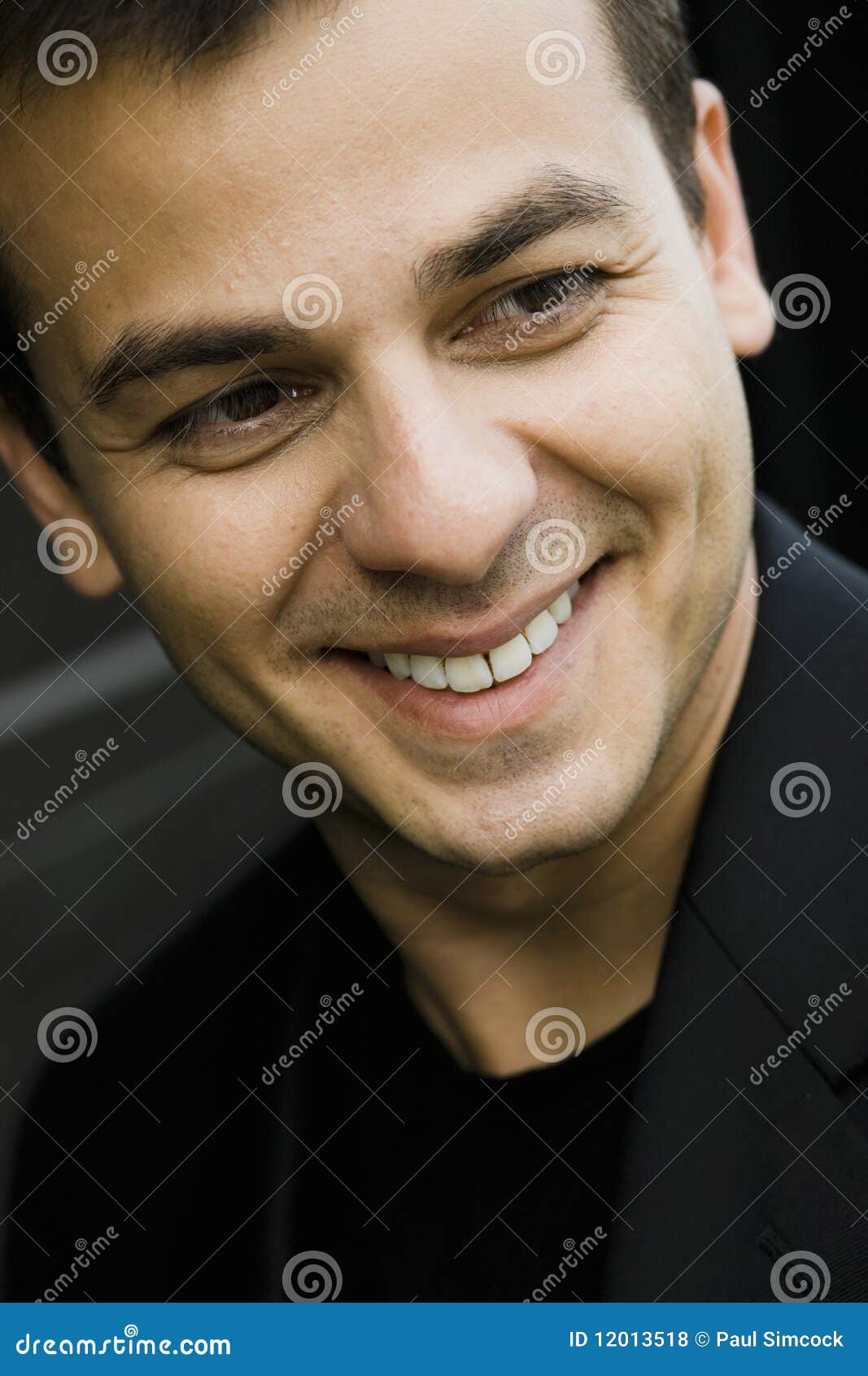 Smiling Indian Male stock photo. Image of vertical, happy - 12013518