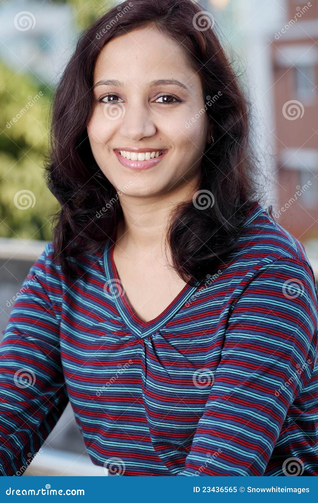 Smiling Indian woman stock image. Image of beauty, beautiful - 23436565