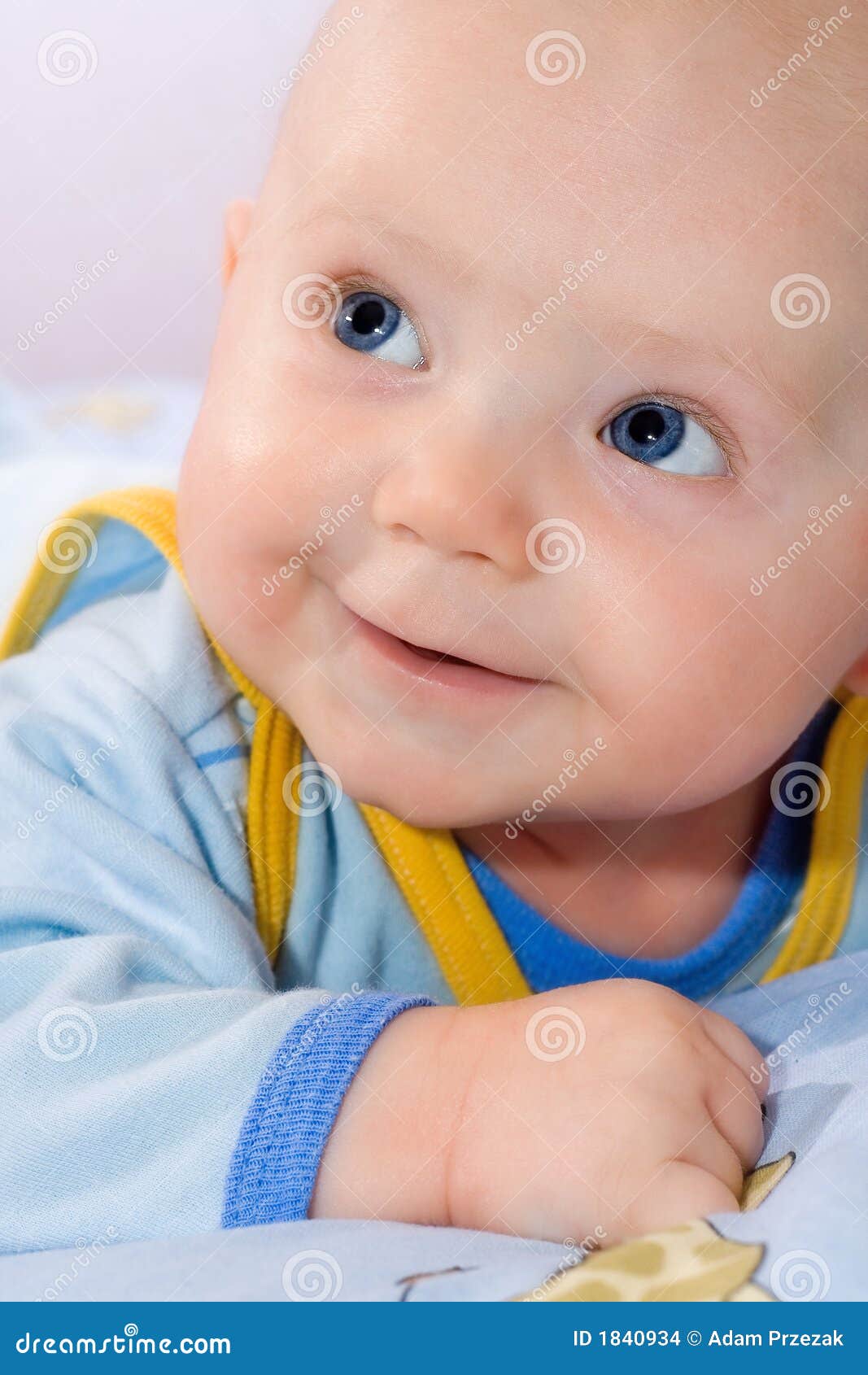 Smiling infant. stock photo. Image of parenthood, calm - 1840934