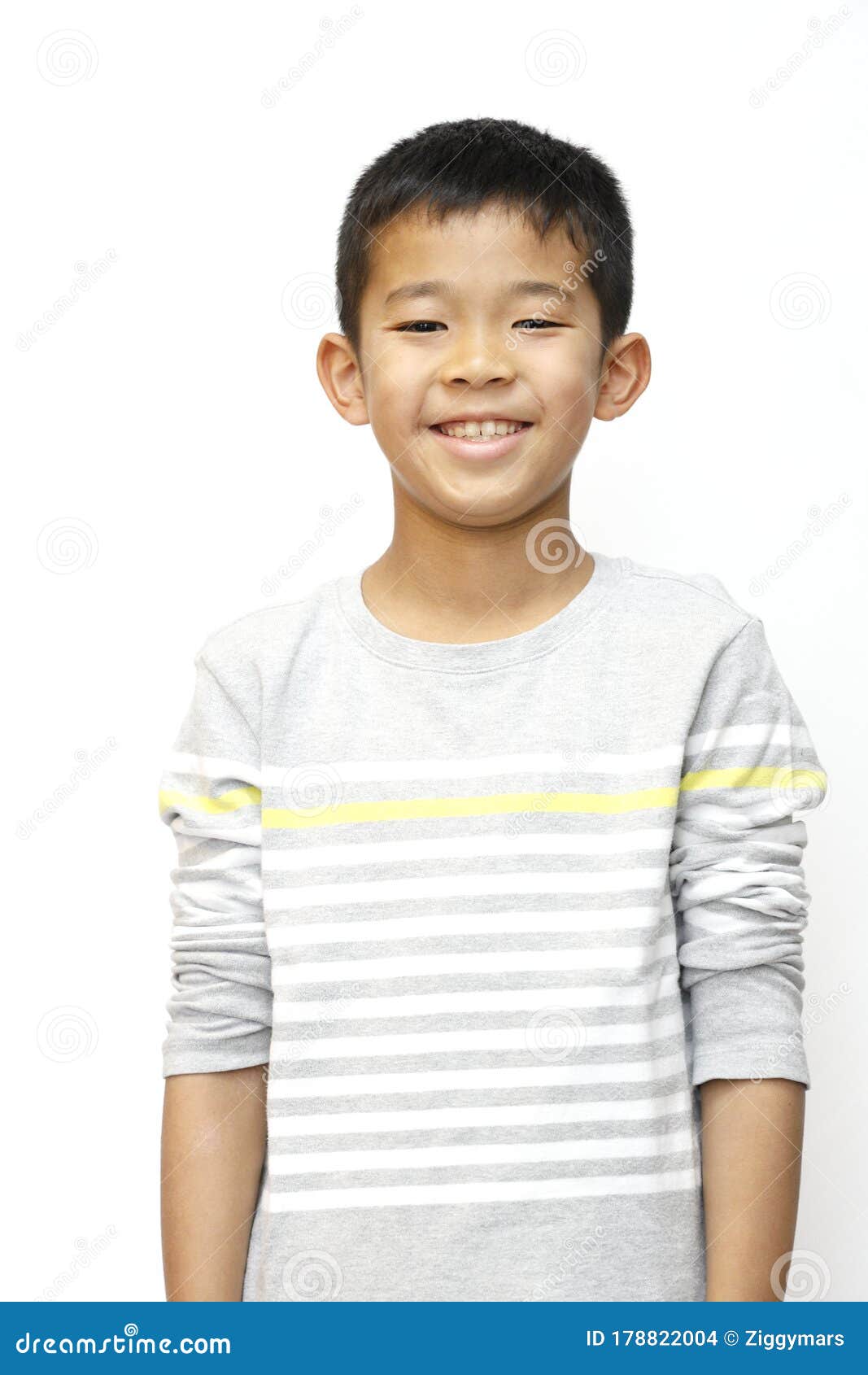 Smiling Japanese boy stock photo. Image of grade, school - 178822004