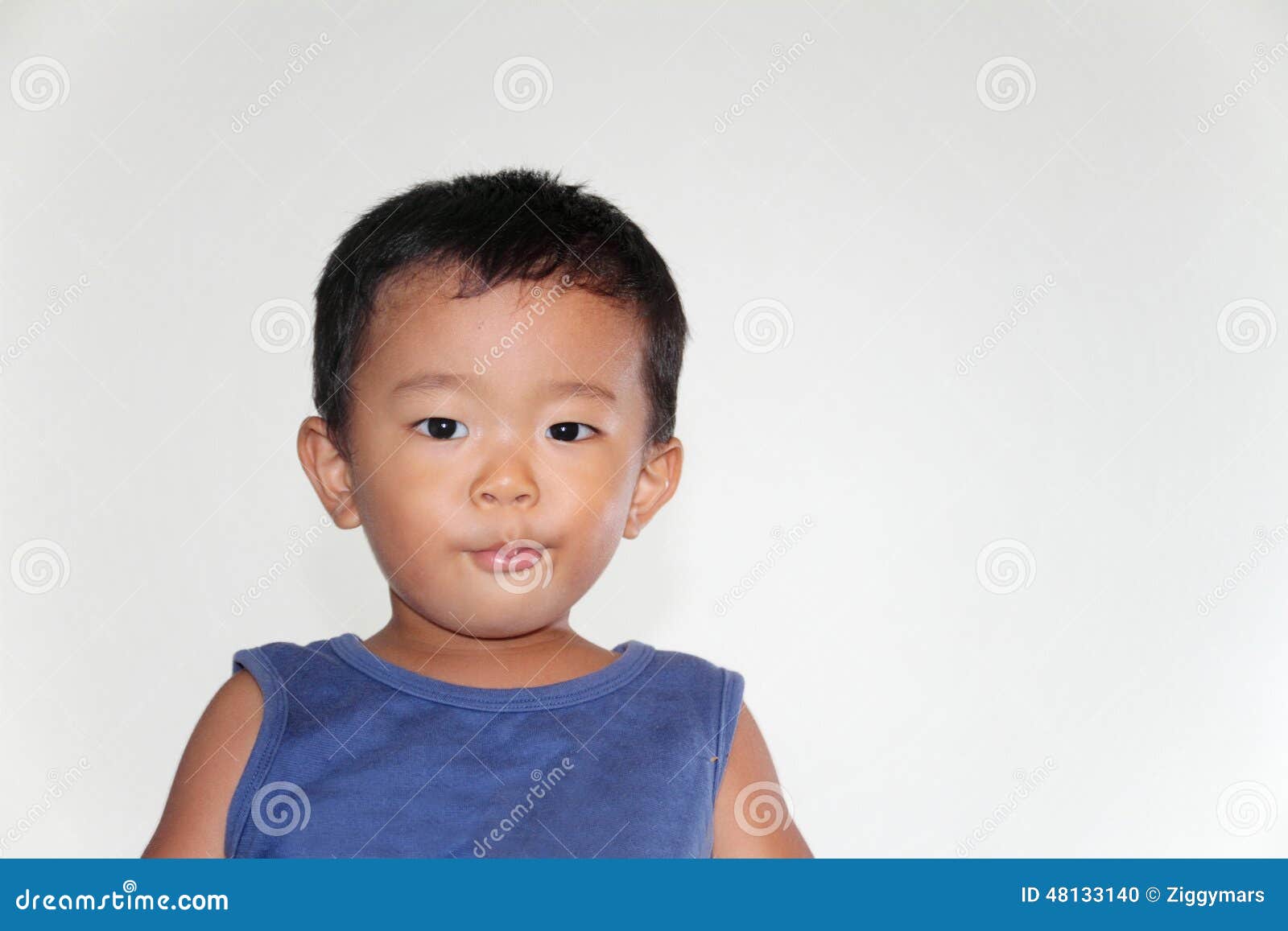 Smiling Japanese boy stock photo. Image of child, back - 48133140
