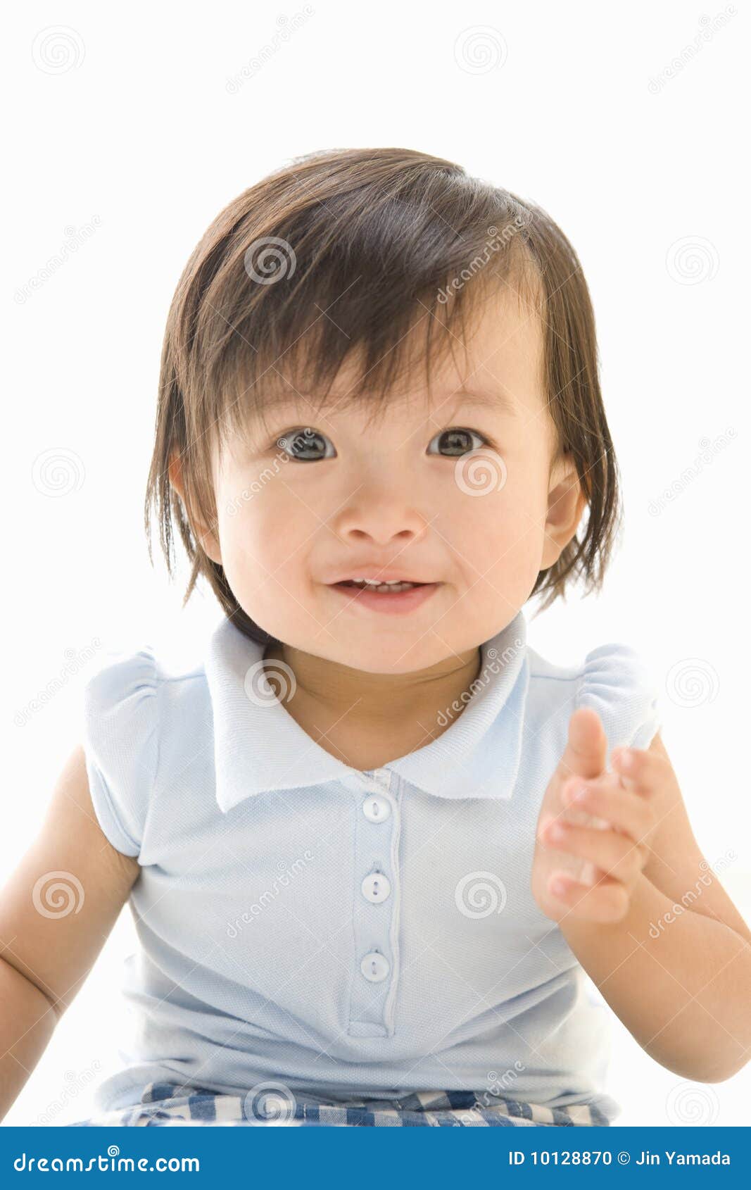 Smiling Japanese Infant stock photo. Image of model, life - 10128870
