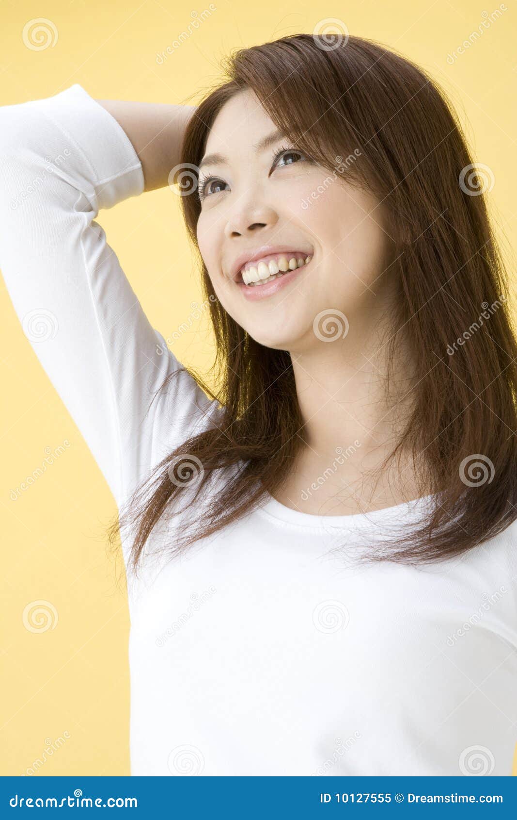 Smiling Japanese woman stock image. Image of beauty, young - 10127555