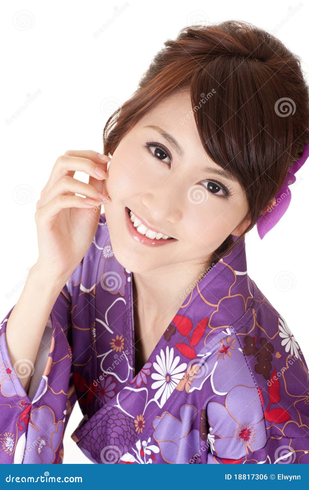 Smiling Japaneses woman stock photo. Image of antique - 18817306