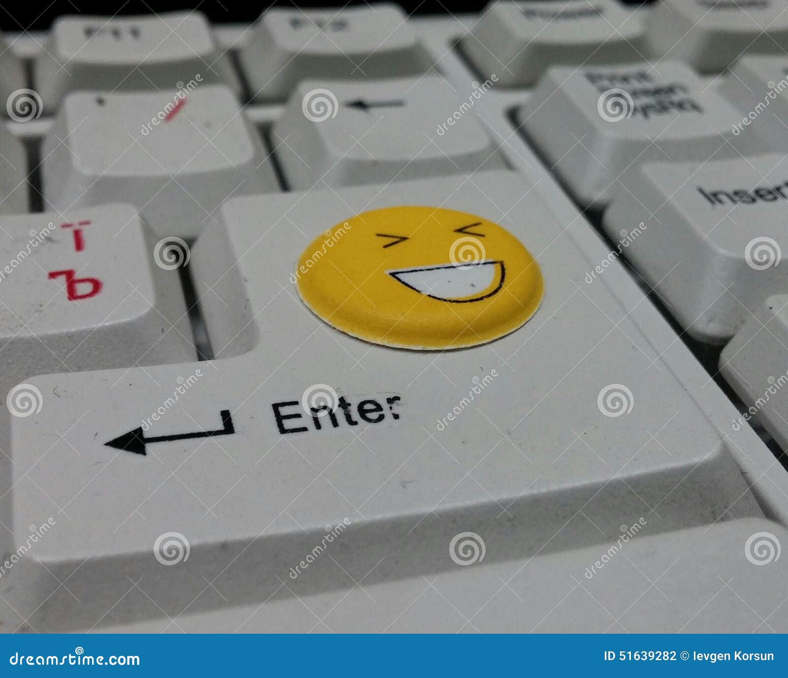 Smiling keyboard stock photo. Image of enter, keyboard - 51639282