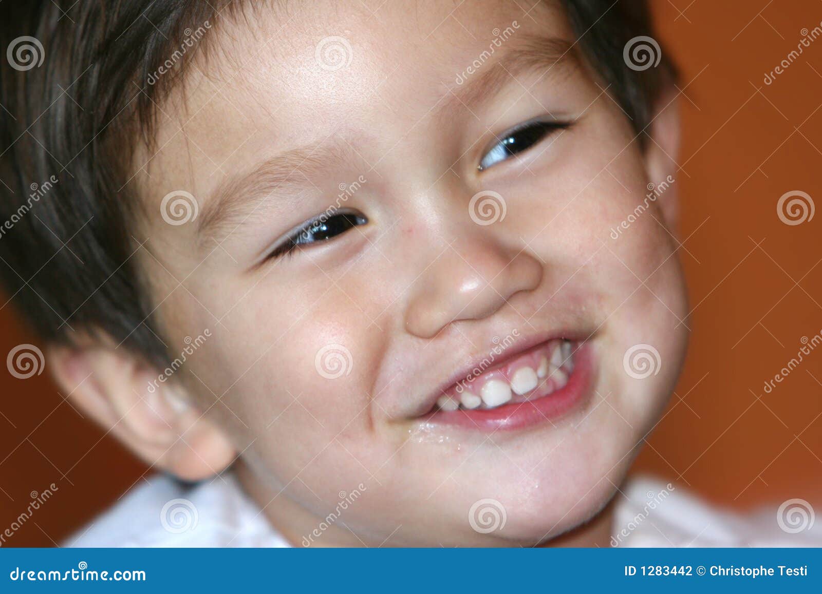 Smiling Kid stock photo. Image of little, attractive, innocence - 1283442