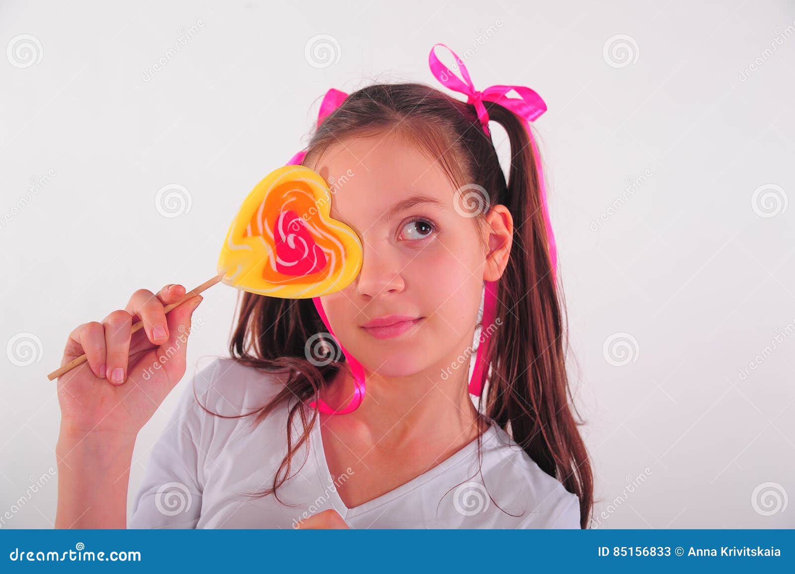 Smiling kid with candy stock image. Image of eating, food - 85156833