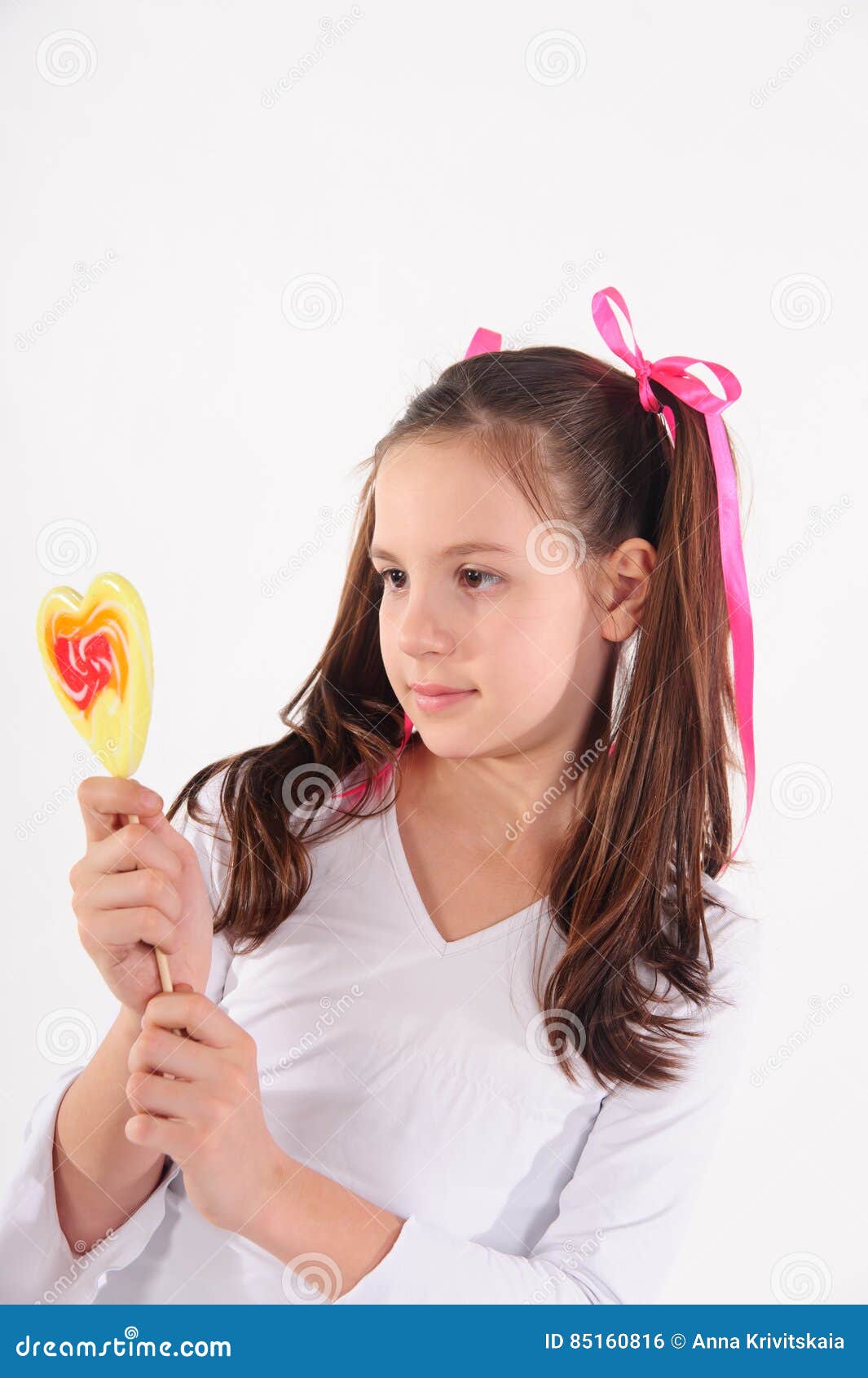 Smiling kid with candy stock photo. Image of face, love - 85160816