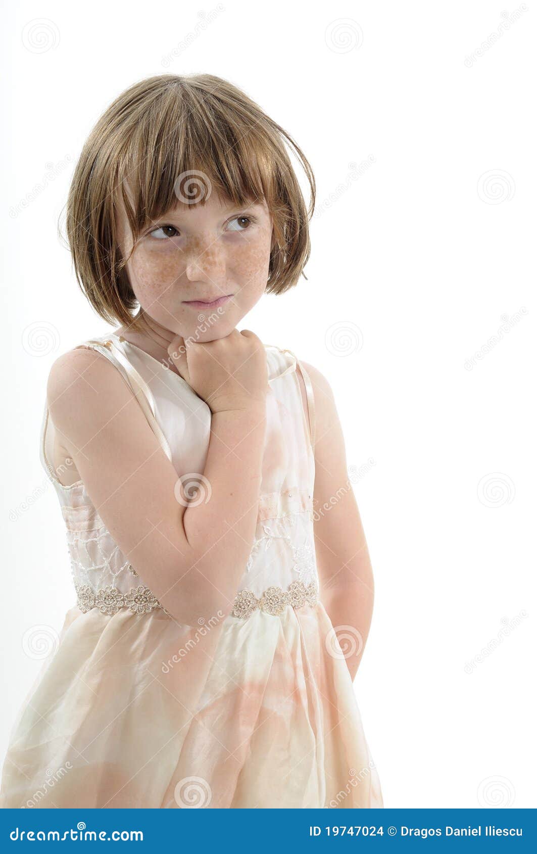 Smiling kid with freckles stock photo. Image of cute - 19747024