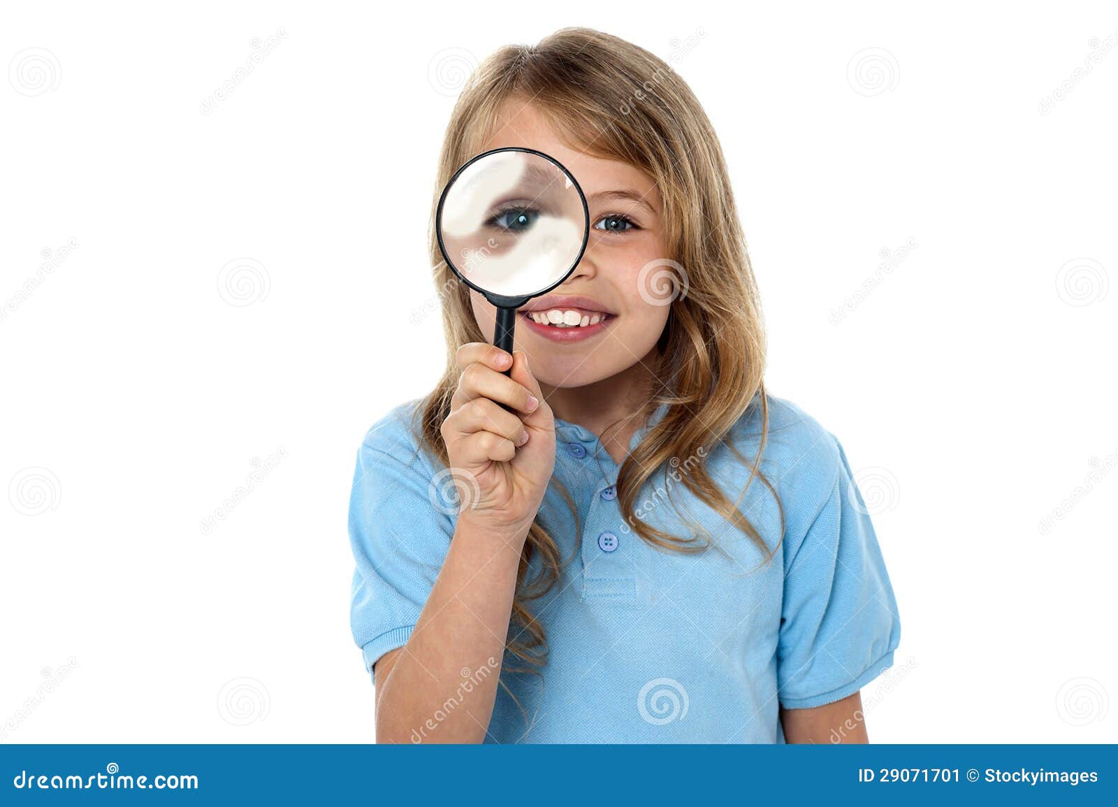 Smiling Kid with Magnifying Glass Stock Image - Image of glass ... Smiling Kid with Magnifying Glass Stock Image - Image of glass ...