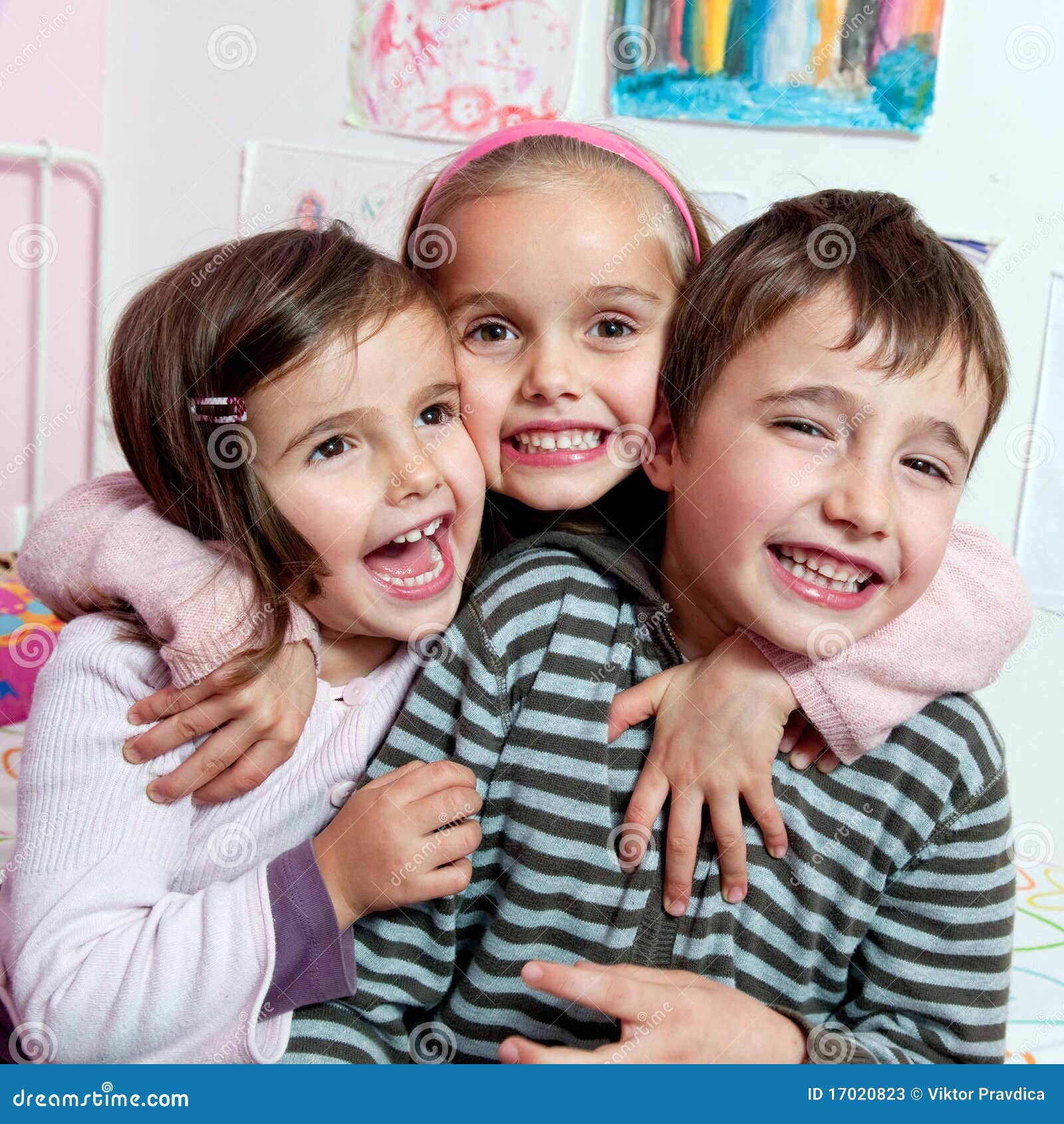 Smiling kids stock image. Image of people, childhood - 17020823