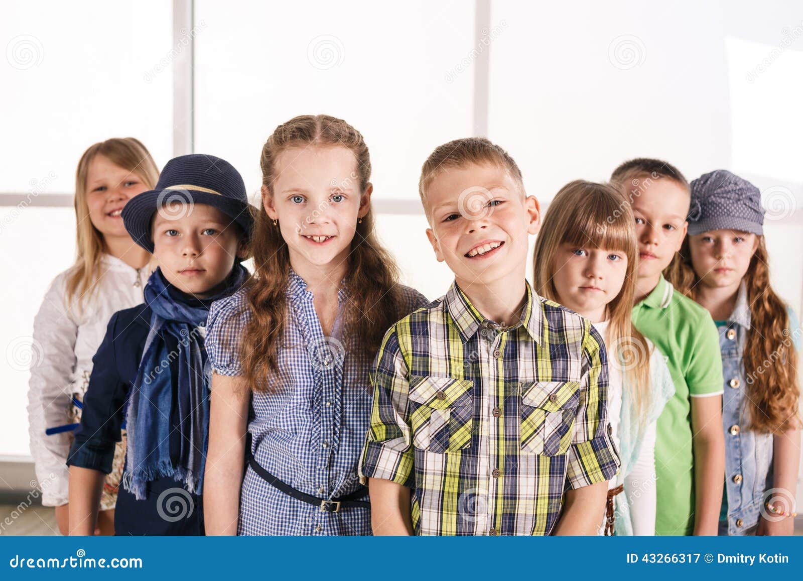 Smiling kids stock image. Image of children, closeup - 43266317
