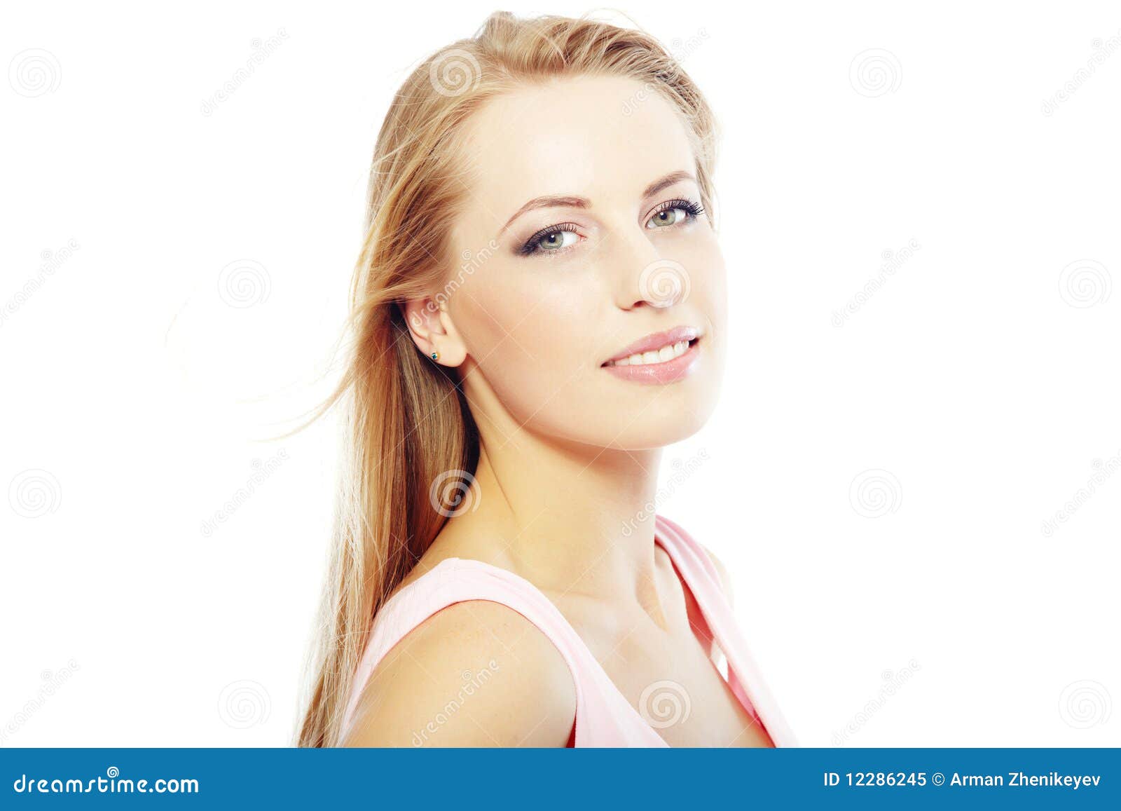Smiling lady stock image. Image of happy, girl, healthy - 12286245