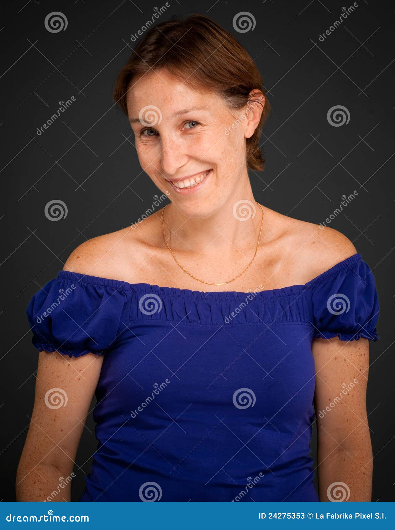 Smiling lady stock image. Image of female, hair, smiling - 24275353