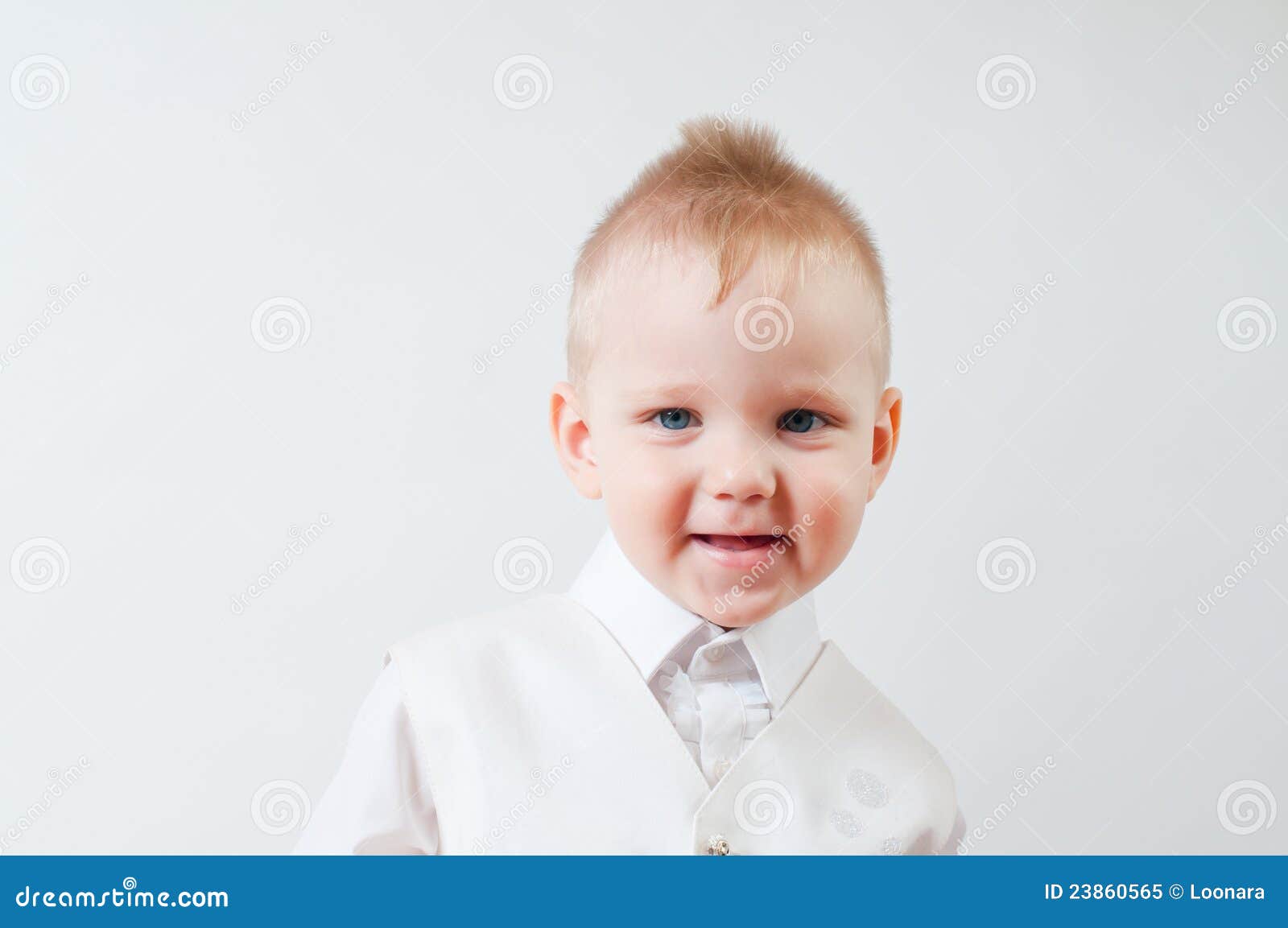 Smiling little boy stock image. Image of expression, eyes - 23860565