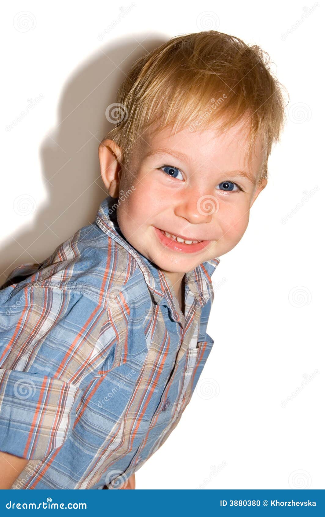 Smiling little boy stock photo. Image of lips, caucasian - 3880380